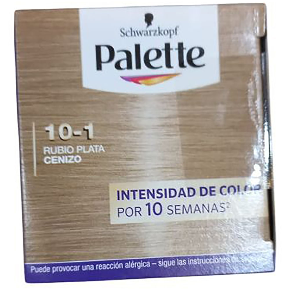 Comprar Tinte Palette kit tono rubio plata 10-1 | Walmart El Salvador ...