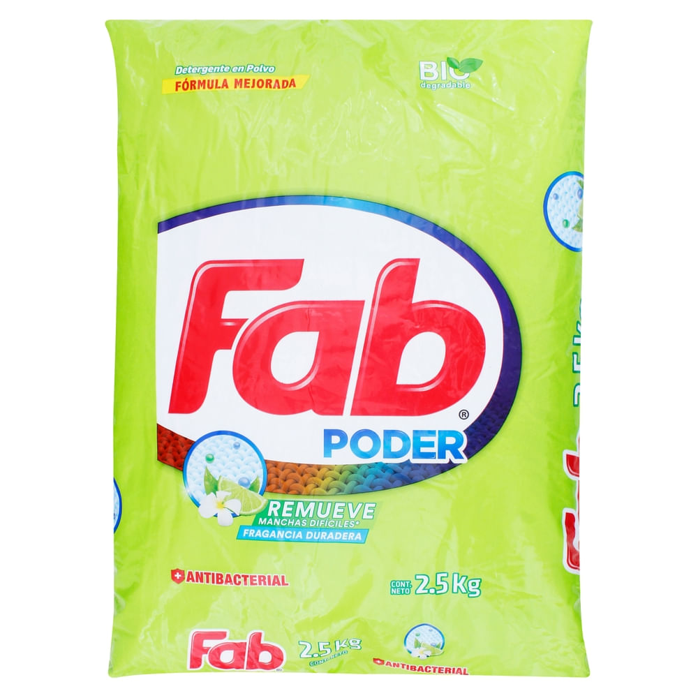 Comprar Detergente Fab Medio Limon 2500 g | Walmart Salvador