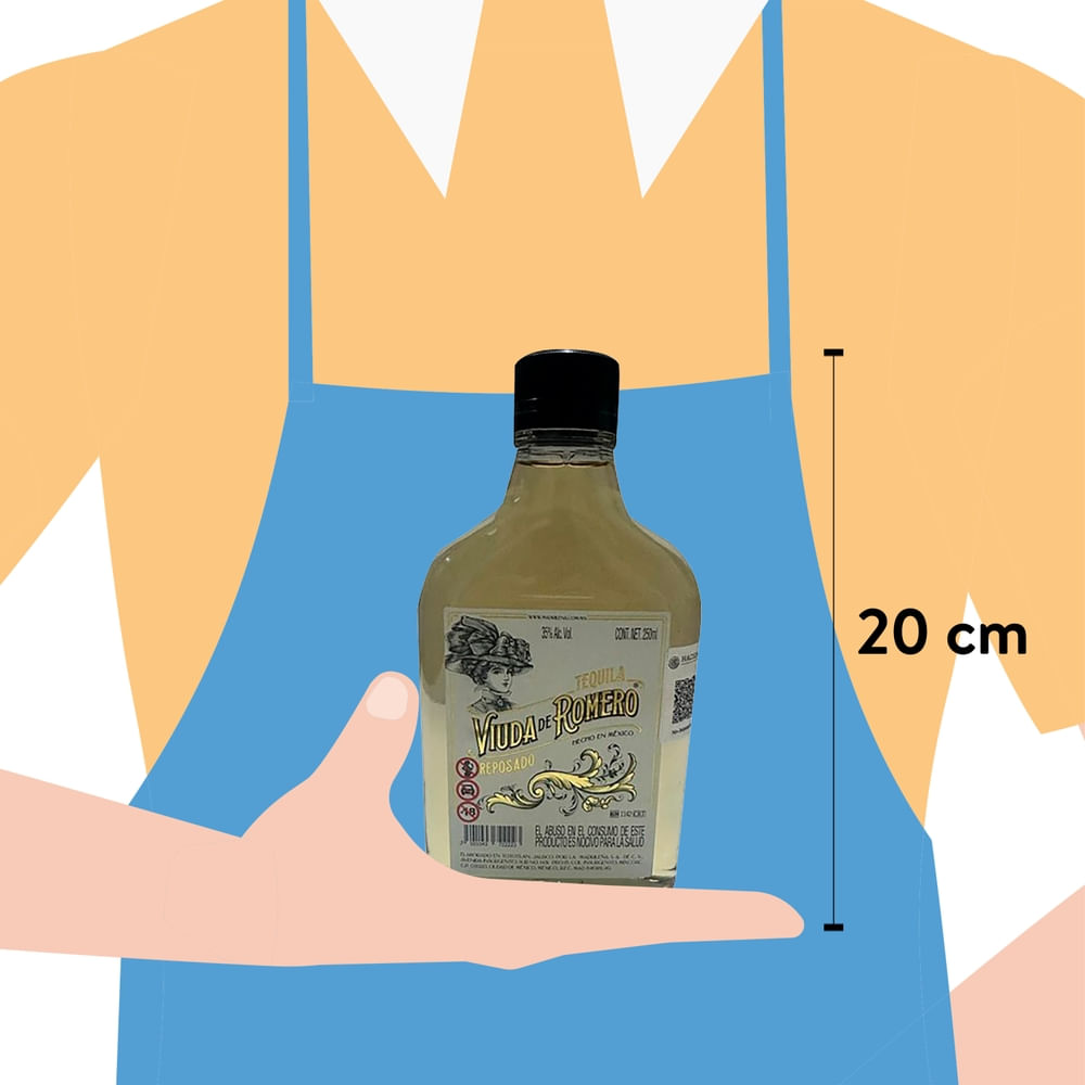 Tequila Viuda De Romero Reposado 250 Ml - Maxi Despensa | Salvador