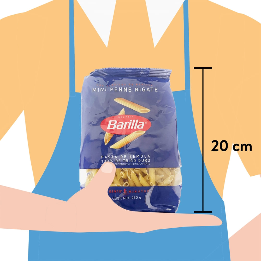 Pasta Herdez Mini Penne Rigate Barilla - 250 g