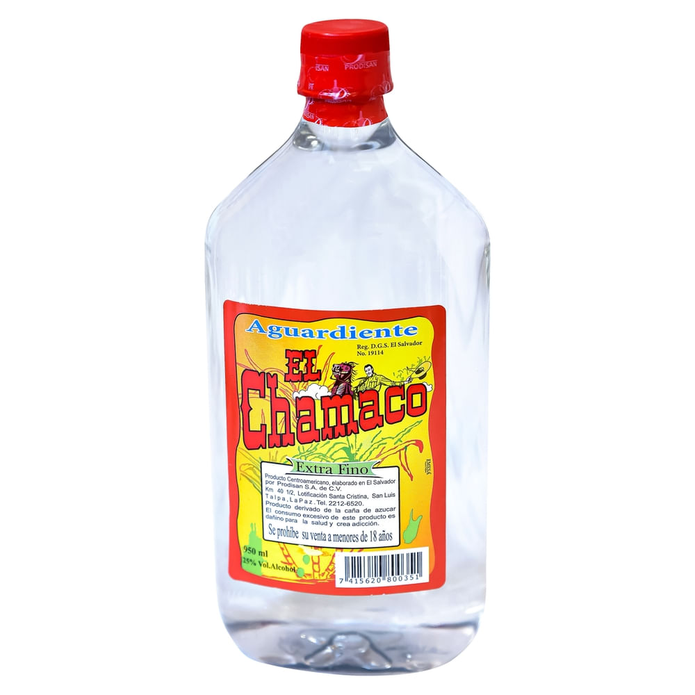 Comprar Aguardiente El Chamaco Pet 950 ml | Walmart El Salvador ...