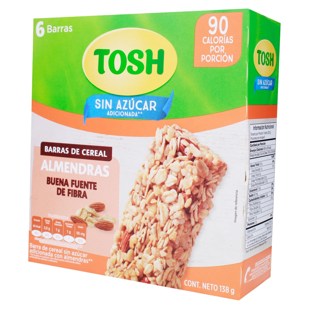 Comprar Barras Tosh Almendra Sin Azucar - 138 g | Walmart El Salvador ...