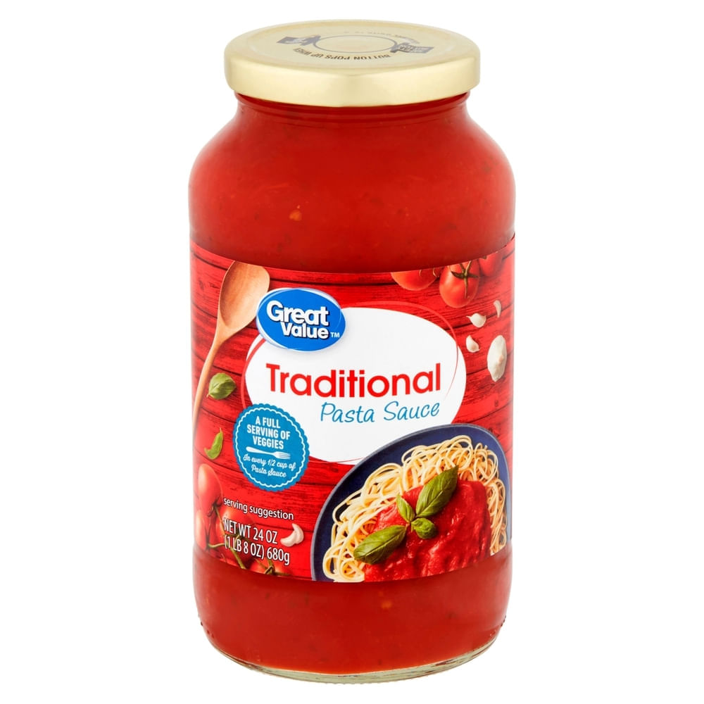 Comprar Salsa Great Value Tradicional Para Spaguetti - 680 g | Walmart ...