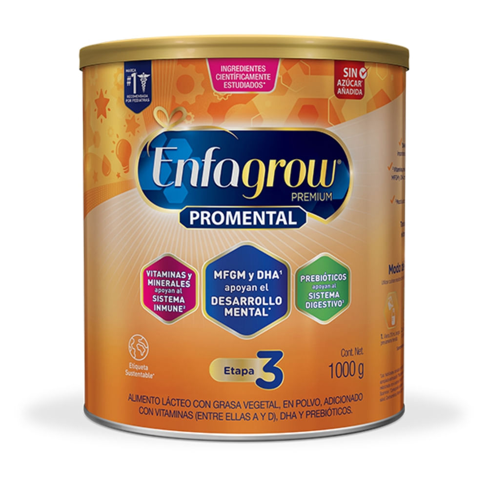 Fórmula infantil Enfagrow promental etapa 3 - 1000 g - La Despensa de ...