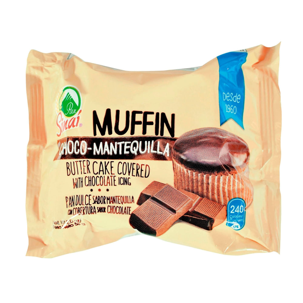 Comprar Muffin Sinai Choco-Mantequilla - 58 g | Walmart El Salvador ...