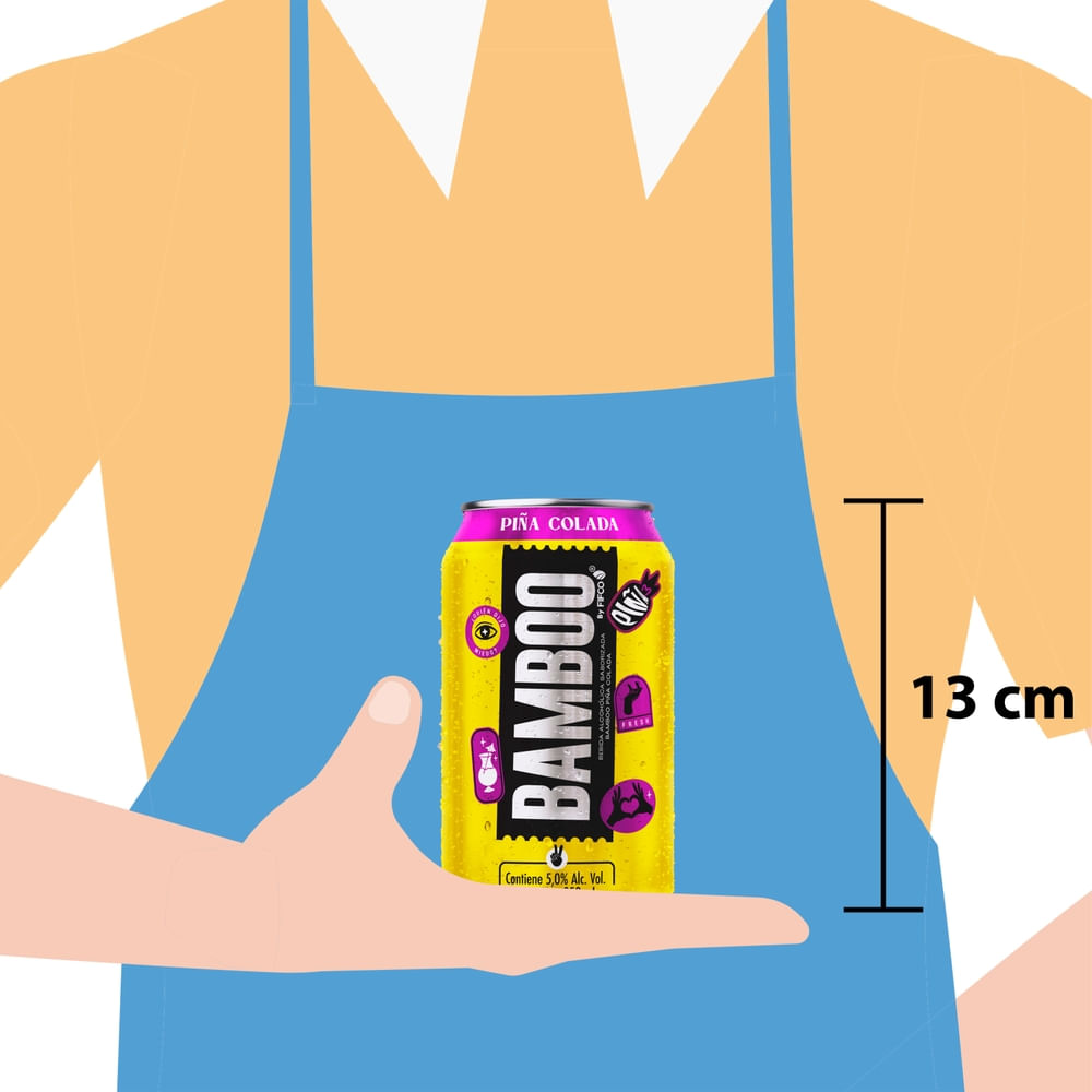 Comprar Bebida Bamboo Sabor A Piña Colada - 350 ml | Walmart El ...