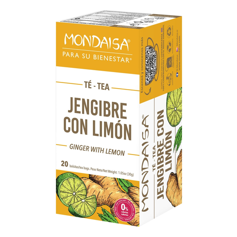 Comprar Te Mondaisa Jengibre Y Limón - 30 g | Walmart El Salvador ...