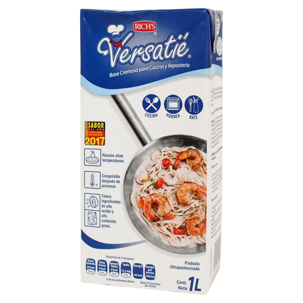 Comprar Base Versatic Cremosa Para Cocinar - 1000 ml | Walmart El Salvador