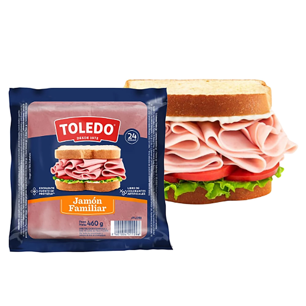 Comprar Jamón Familiar Toledo - 460 g | Walmart El Salvador - La ...