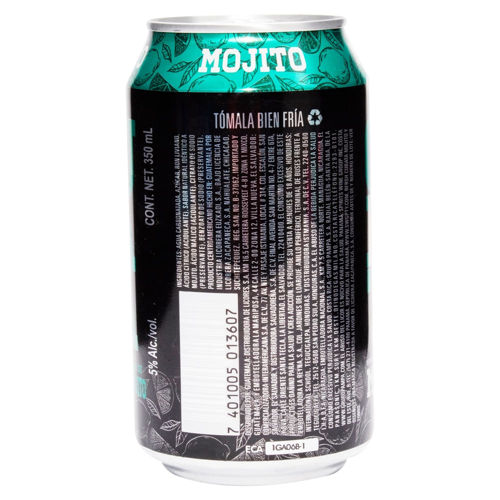 Comprar Cubata Mojito Lata 355 ml | Walmart El Salvador - Walmart ...