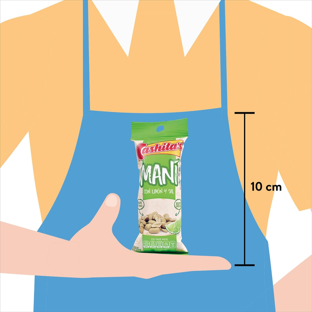 Comprar Mani Cashitas Con Limón Y Sal - 55 g | Walmart El Salvador ...