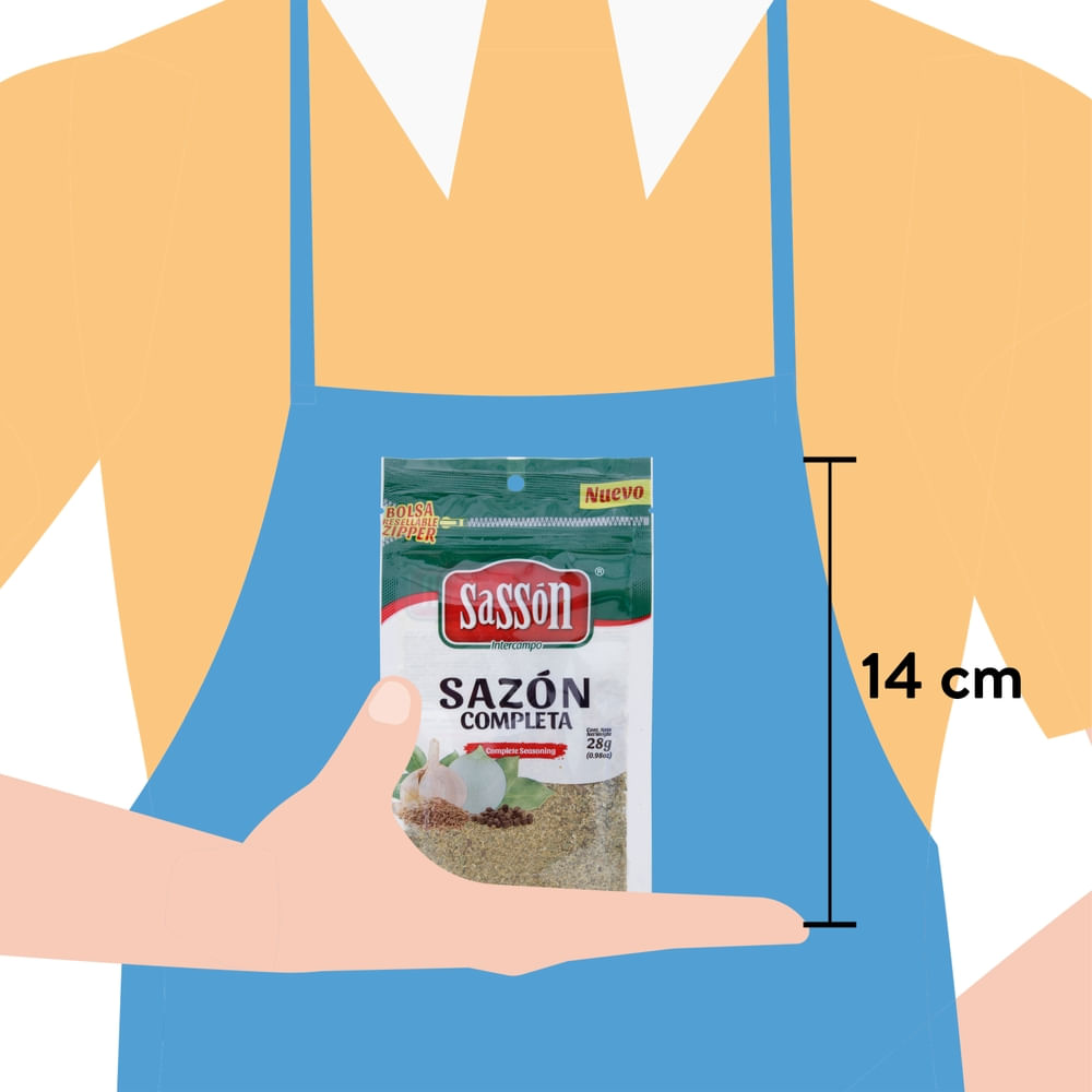 Comprar Sazon Completa Sasson Zipploc 28gr | Walmart El Salvador ...