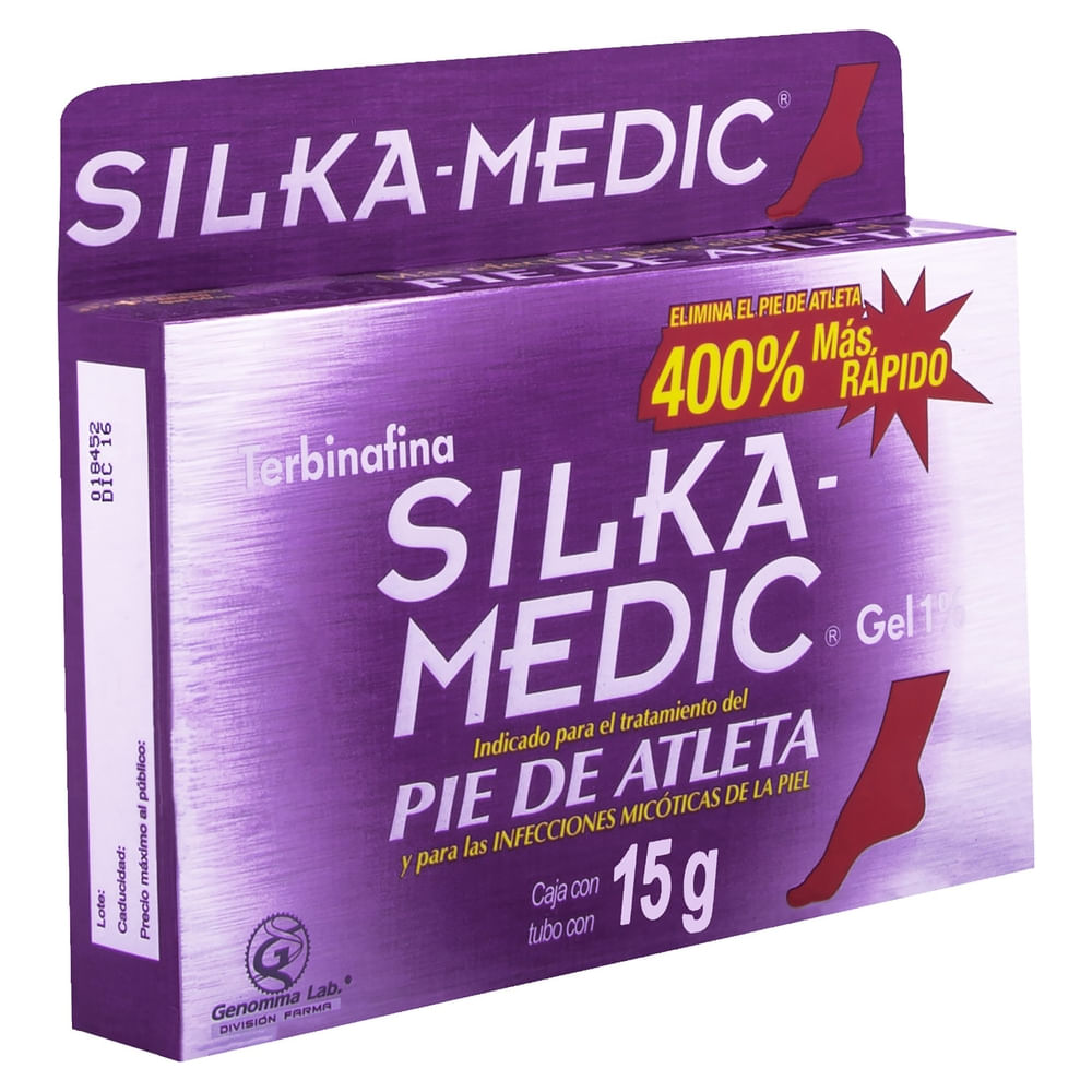 Comprar Gel Antimicótico Silka Medic 1% contra Pie de Atleta – 15 g ...