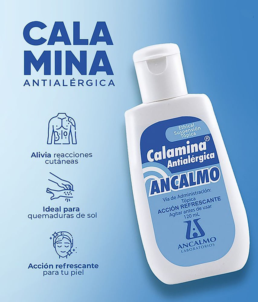 Comprar Ancalmo Calamina Antialergica 120 ml | Walmart El Salvador ...