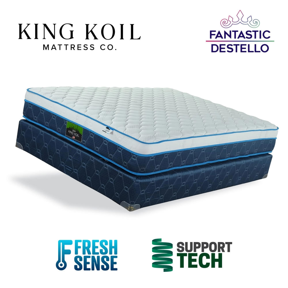 Comprar Cama King Koil Destello Tamaño Matrimonial Confort Intermedio ...