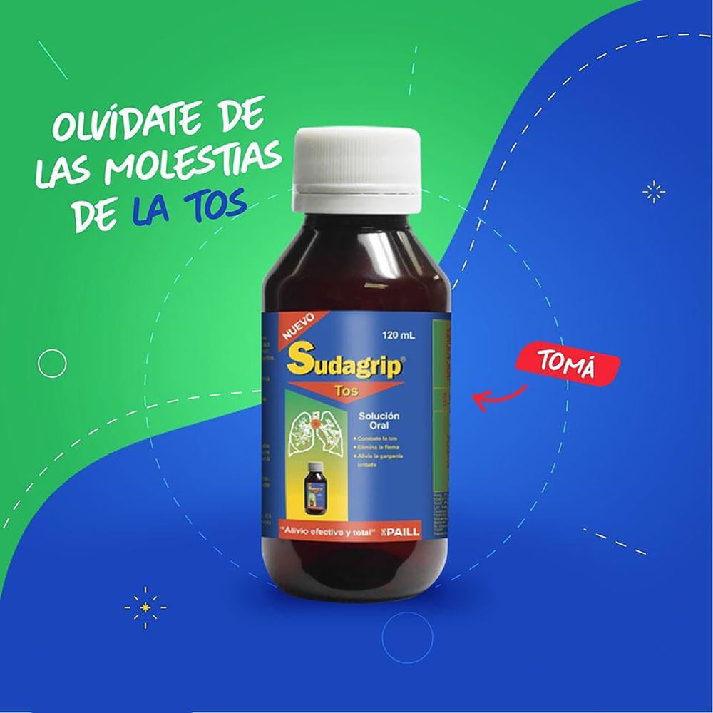 Comprar Sudagrip Tos Laboratorios Paill Solucion Oral -120 ml | Walmart ...