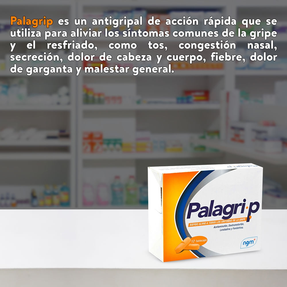 Comprar Tabletas Palagrip x 12 Unidades | Walmart El Salvador - Maxi ...