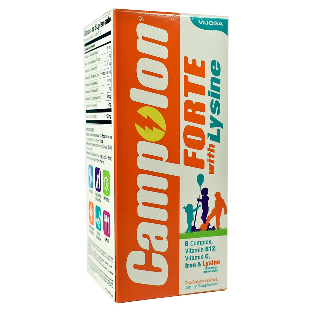 Comprar Campolon Forte Con Lisina Jarabe 220 ml | Walmart El Salvador ...