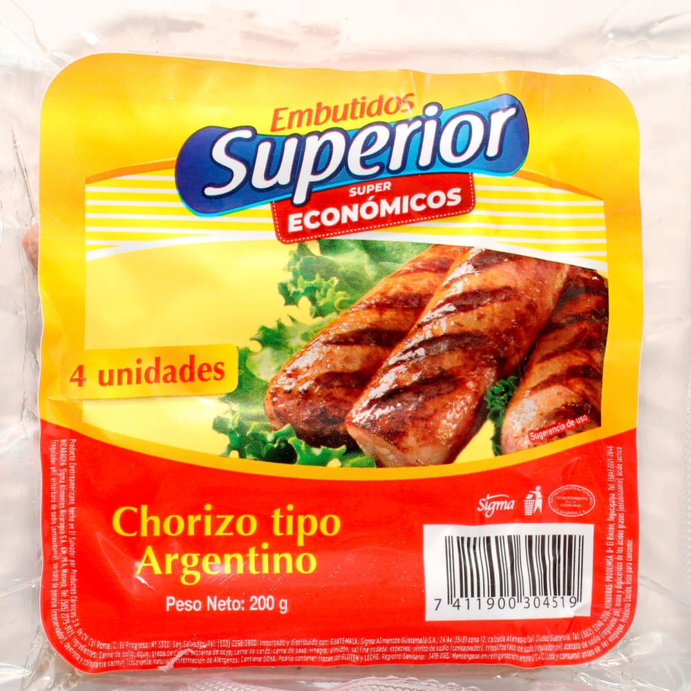 Comprar Chorizo Argentino 200 g Superior | Walmart El Salvador - Maxi ...