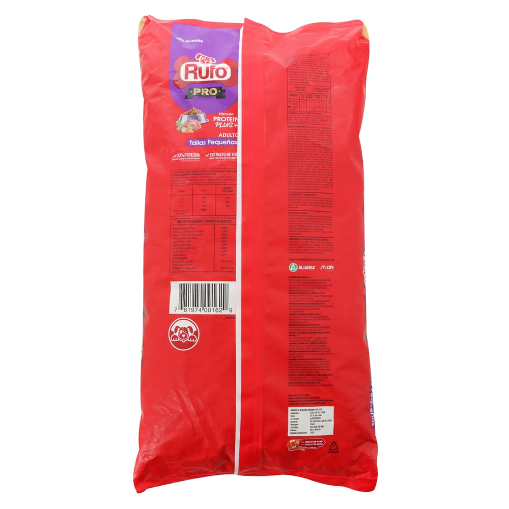 Comprar Alimento Rufo Pro Ad Raza Pequeña - 2 kg | Walmart El Salvador ...