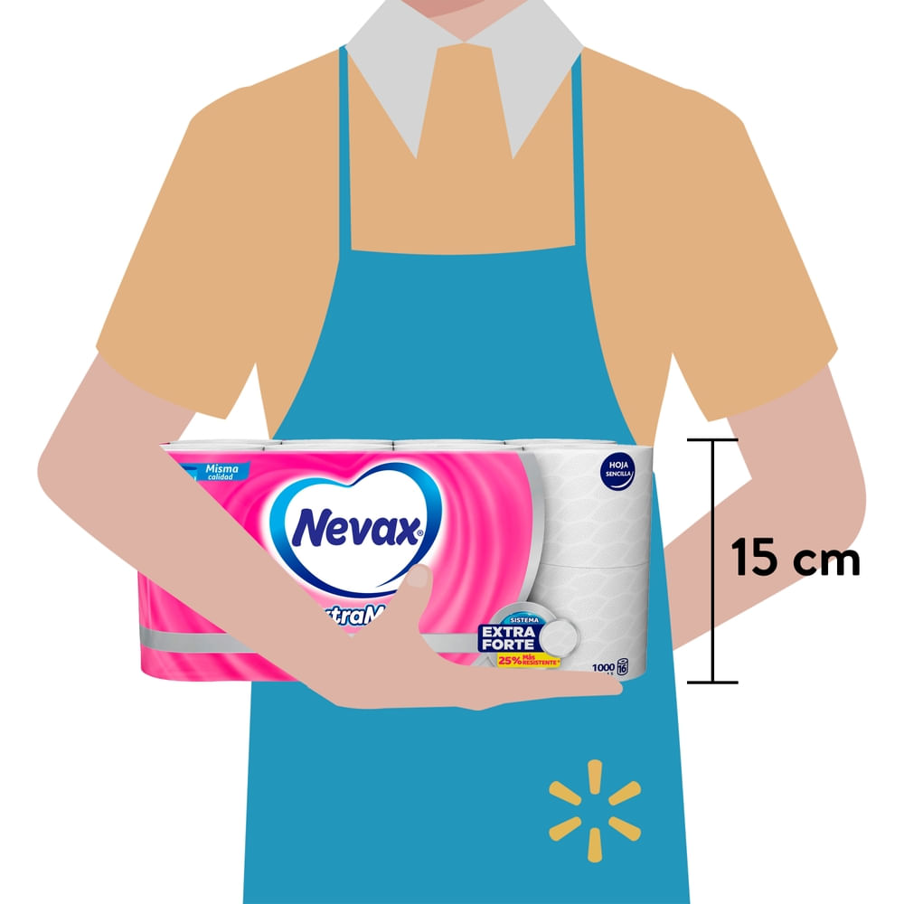 Comprar Papel Nevax higiénico aloe 16 rollos de1000 hojas 1 capa - 3090 ...