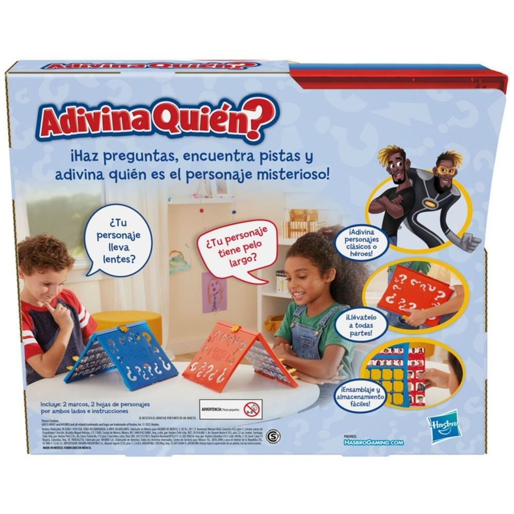 Comprar Juego de mesa Hasbro Games Adivina Quién? | Walmart El Salvador ...