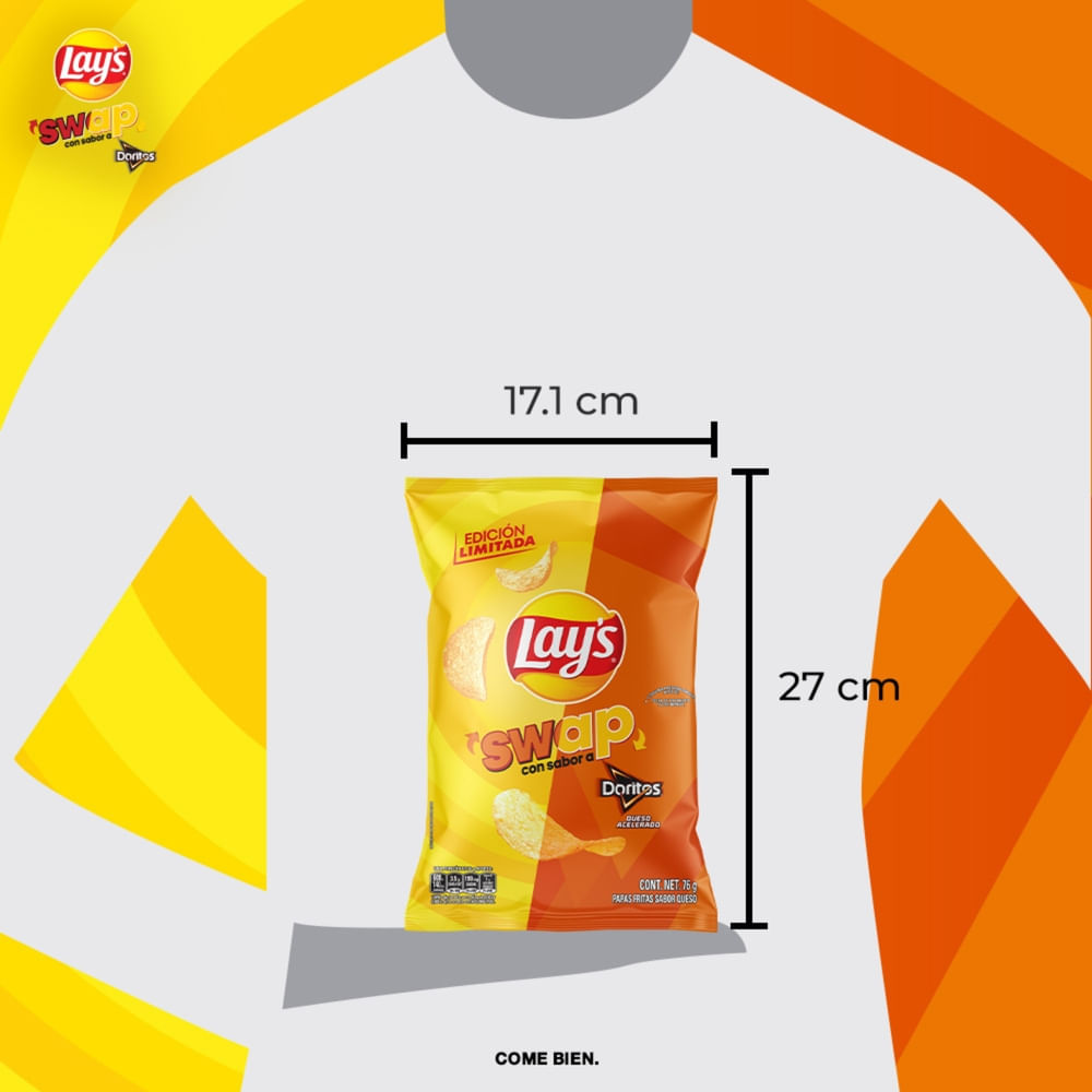 Comprar Snacks Frito Lay Lay's SWAP con sabor a Doritos Queso Acelerado ...