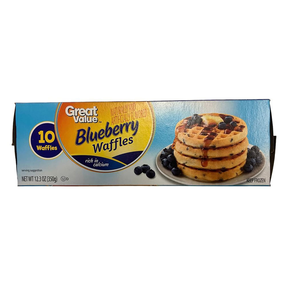 Comprar Waffle Great Value Congelado Con Arándanos - 350 g | Walmart El ...
