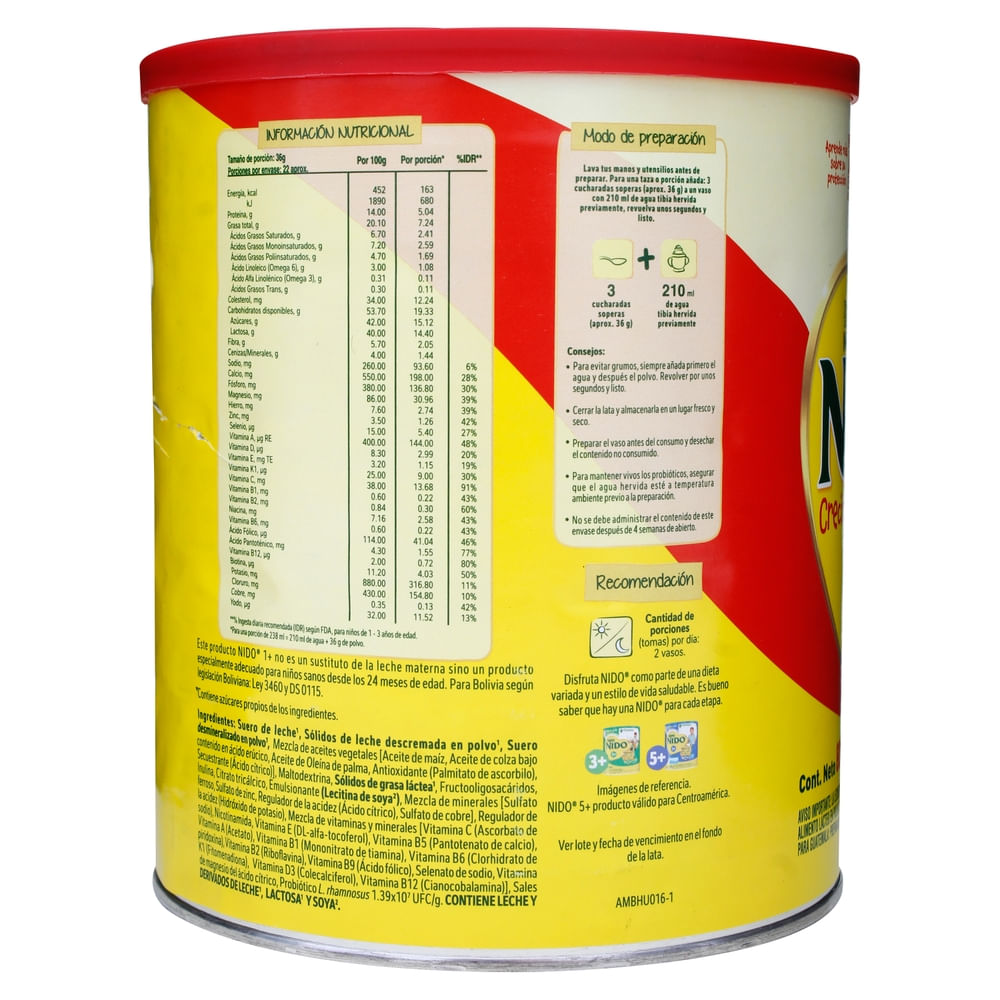 Comprar Nestlé® Nido® 1+ Protección® Alimento Complementario A Base De ...