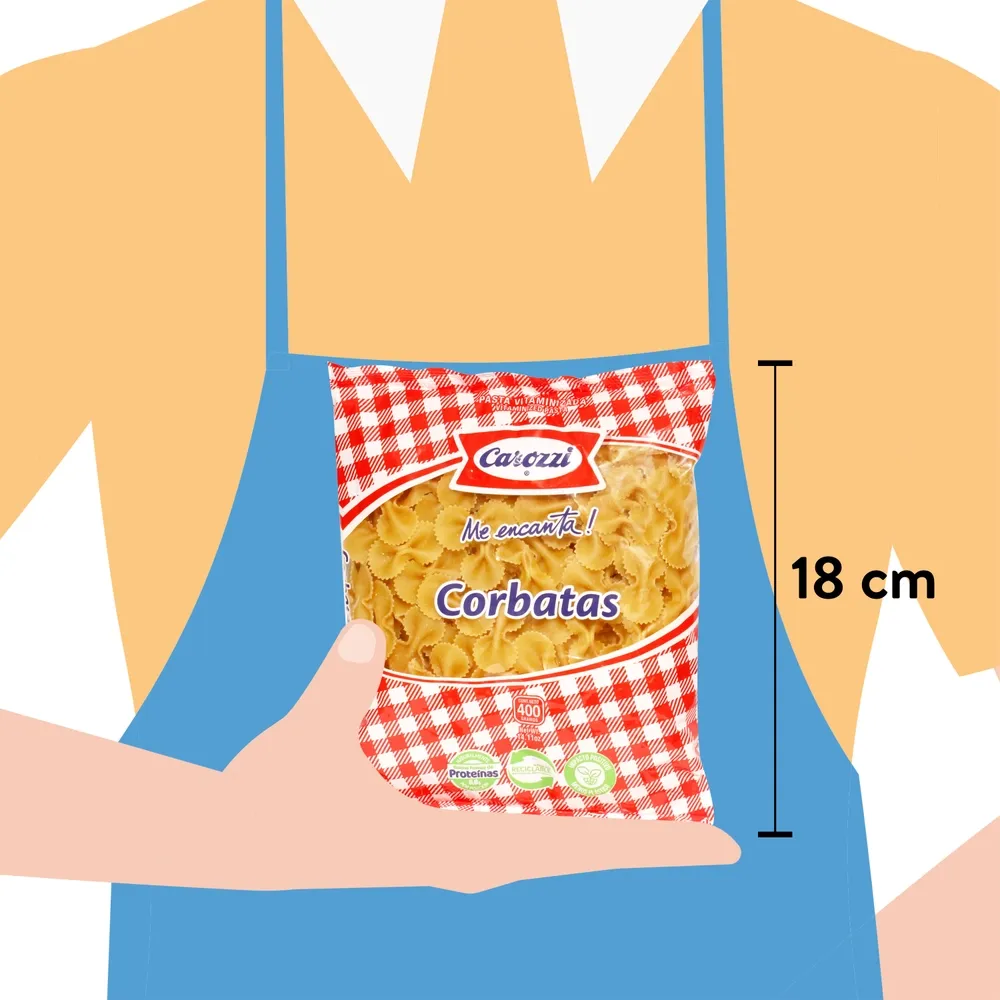 Comprar Pasta Carozzi Corbatas - 400 g | Walmart El Salvador - Walmart ...
